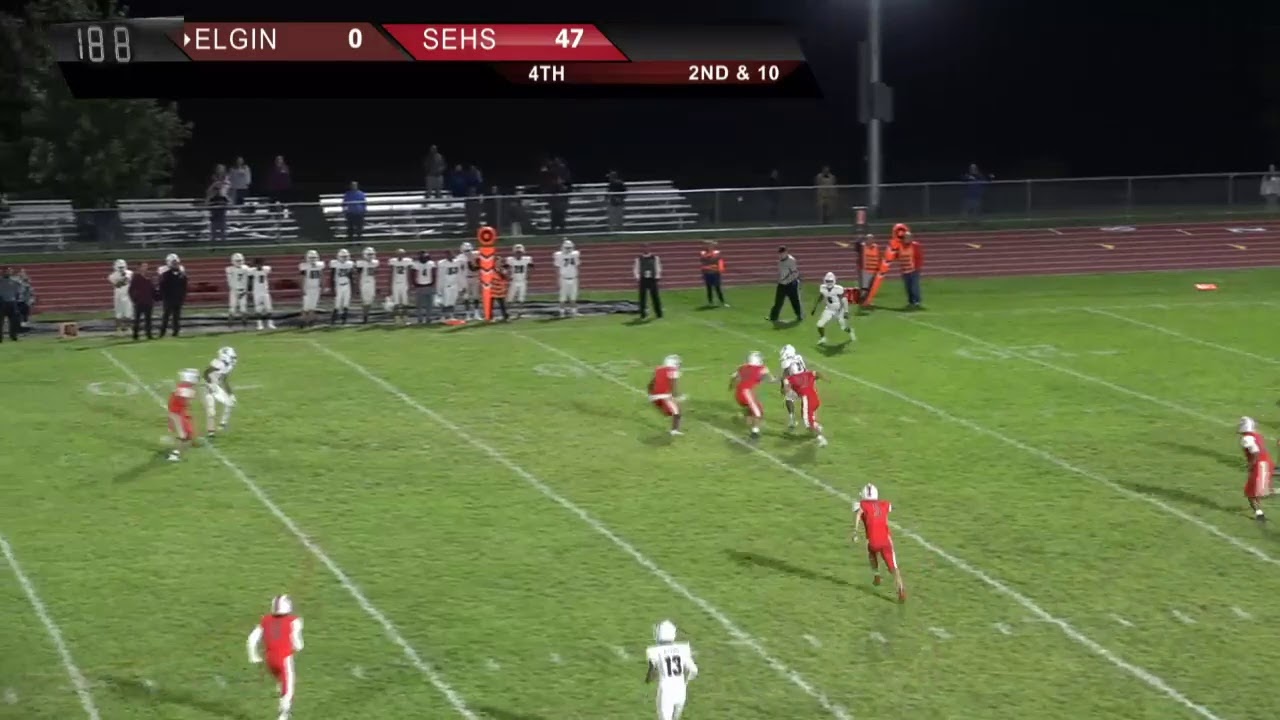 2019 - Varsity Football - South Elgin vs. Elgin - LIGHTS OPENING NIGHT ...