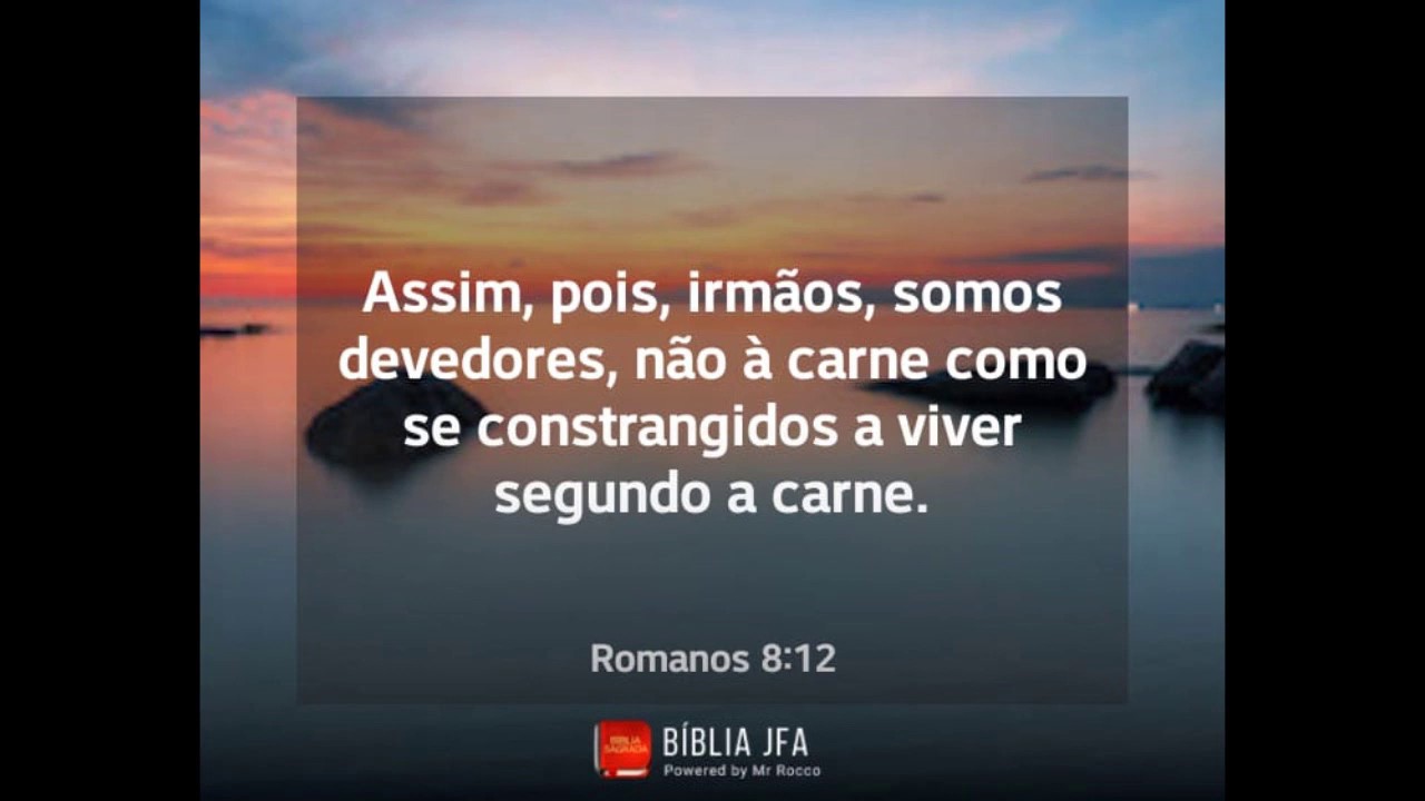 Leitura Bíblica - Romanos 8.12 - YouTube