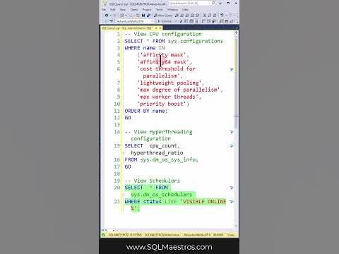 Reviewing CPU Configuration - YouTube