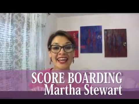 martha stewart score boarding: come si usa??! - YouTube