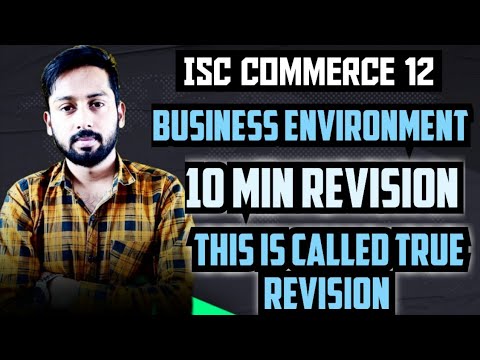 Business Environment Class 12 ISC Commerce | Business Environment ...