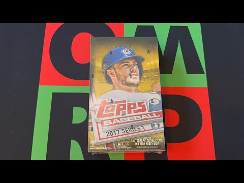 2017 Topps Series 1 MLB Baseball Hobby Box Part 1! ⚾HUGE RC HIT!!!