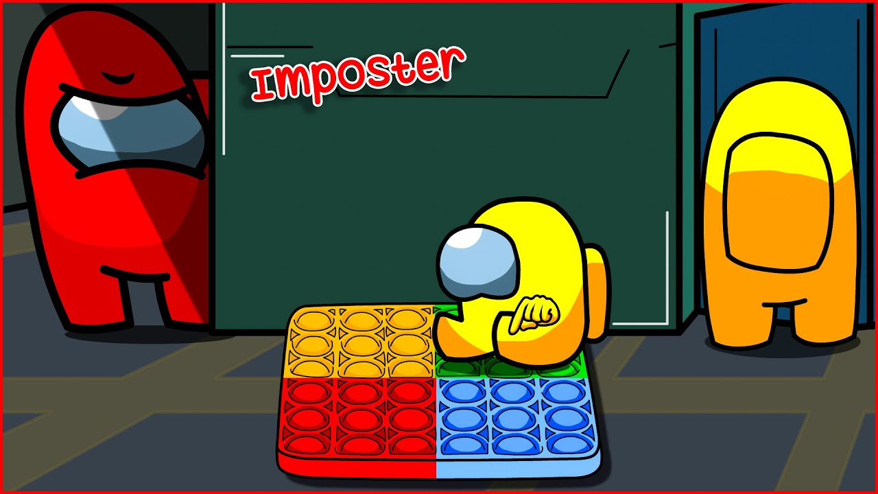 POP IT VS IMPOSTER WITH MINI | Among us Animation - YouTube