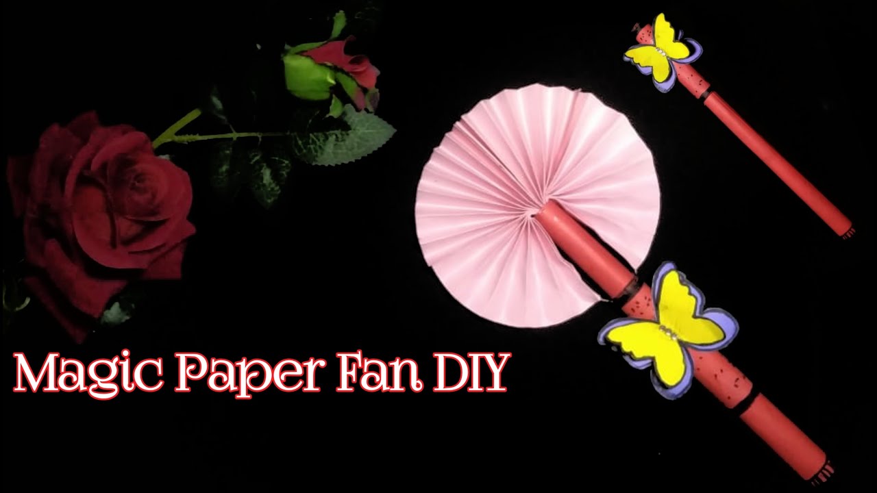 Magic Paper Fan#GungunCraft #DIY #PaperCraft - YouTube