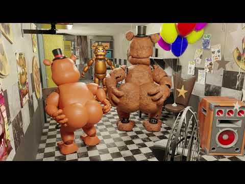 Withered Freddy teachs his son Toy Freddy how to fart