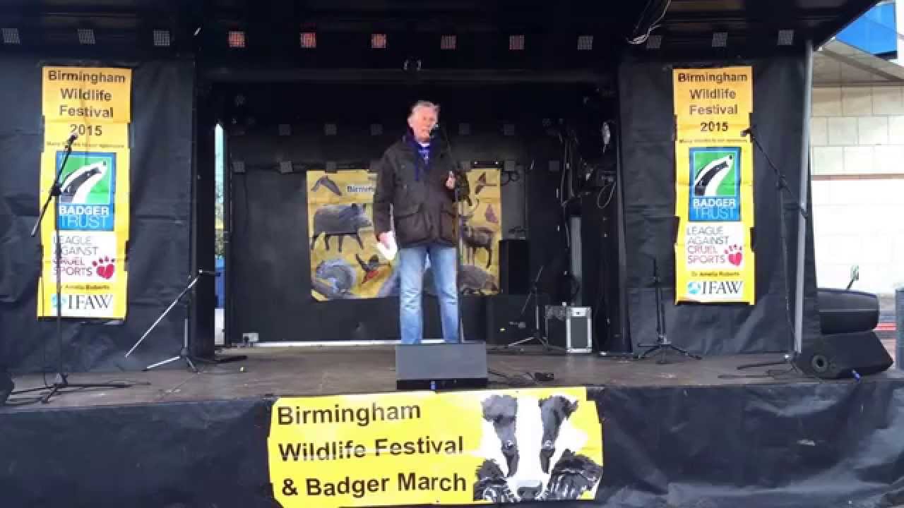 Tony Wardle Viva assistant Director speaks at B'ham Wildlife Festival ...