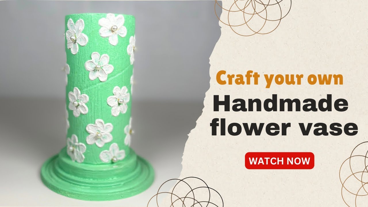 DIY Flower Vase From Scratch | Craft Explosion - YouTube