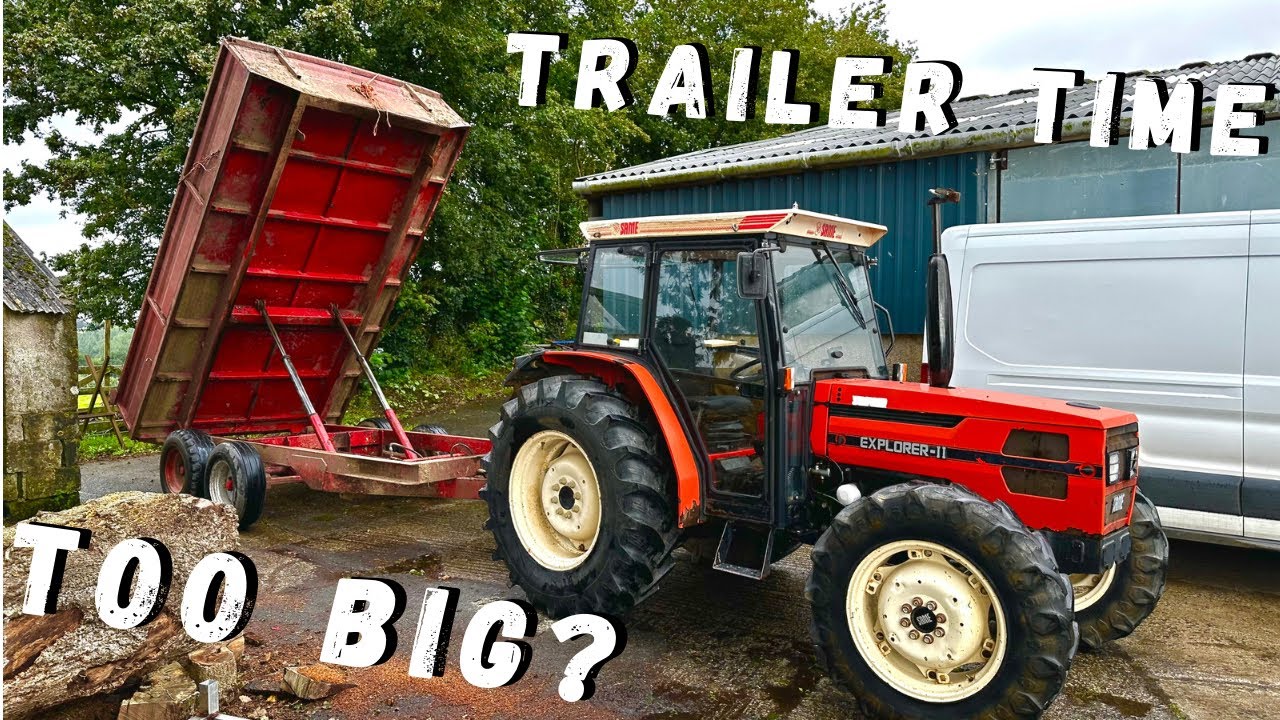 Is this Trailer Too Big? We bought a BARGIN 8 Ton Teagle Titan! - YouTube