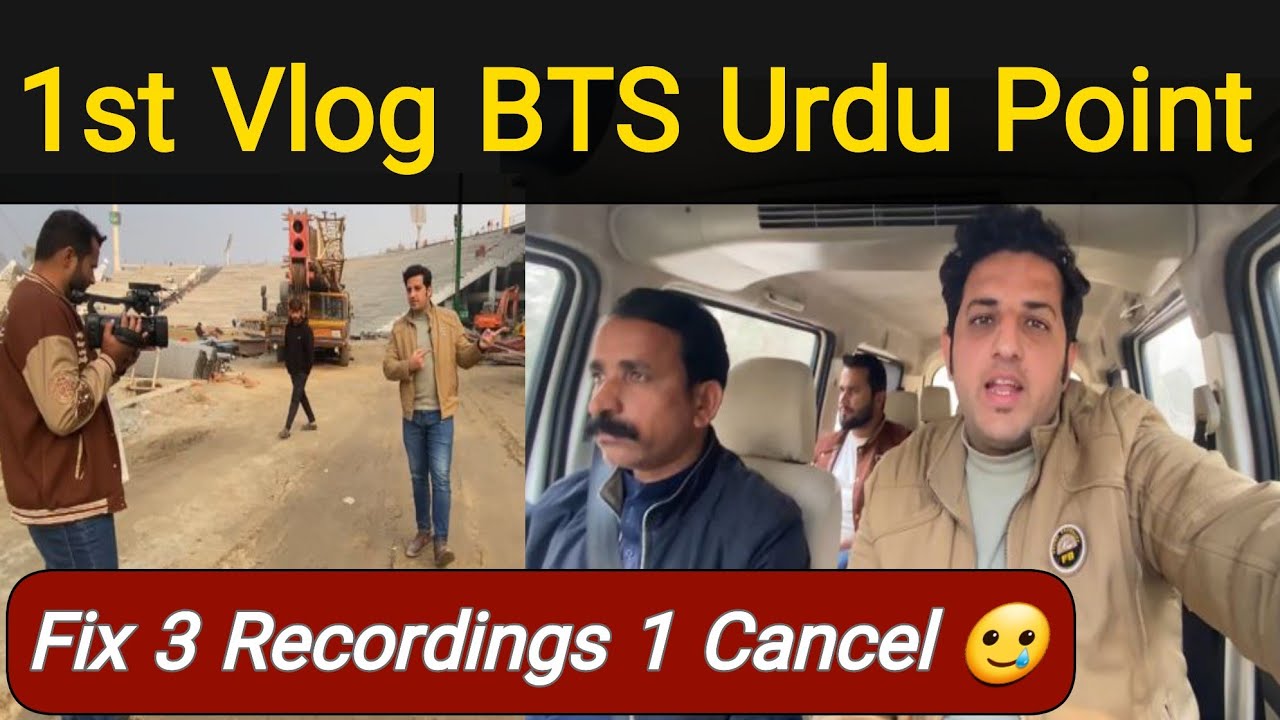 Urdu Point BTS Vlog On Field Video Recording | Episode 01 | Content ...