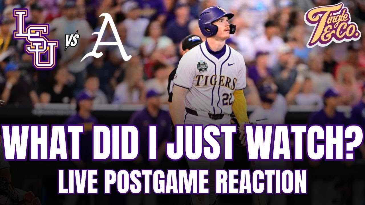 LSU WALKS IT OFF VS ARKANSAS | THE TIGERS ARE HEADED TO THE CWS FINAL ...