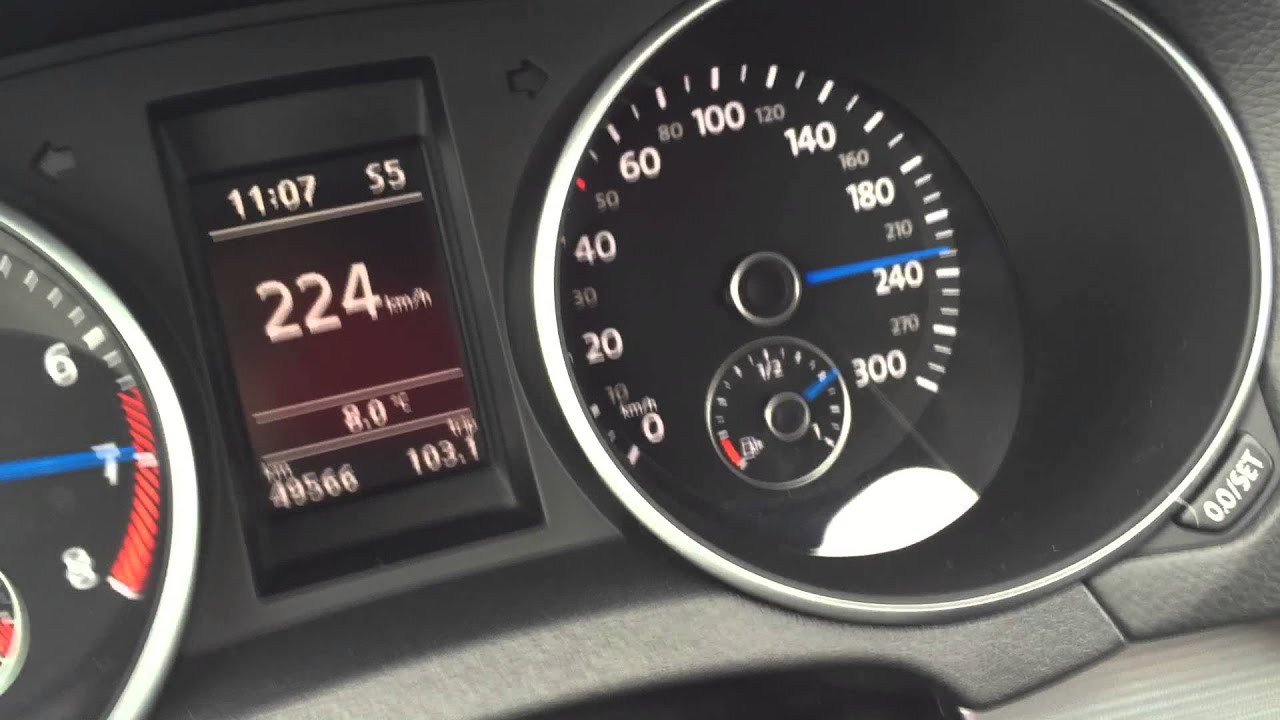 Golf R - APR Stage II+ - 0 to 250 km/h - YouTube