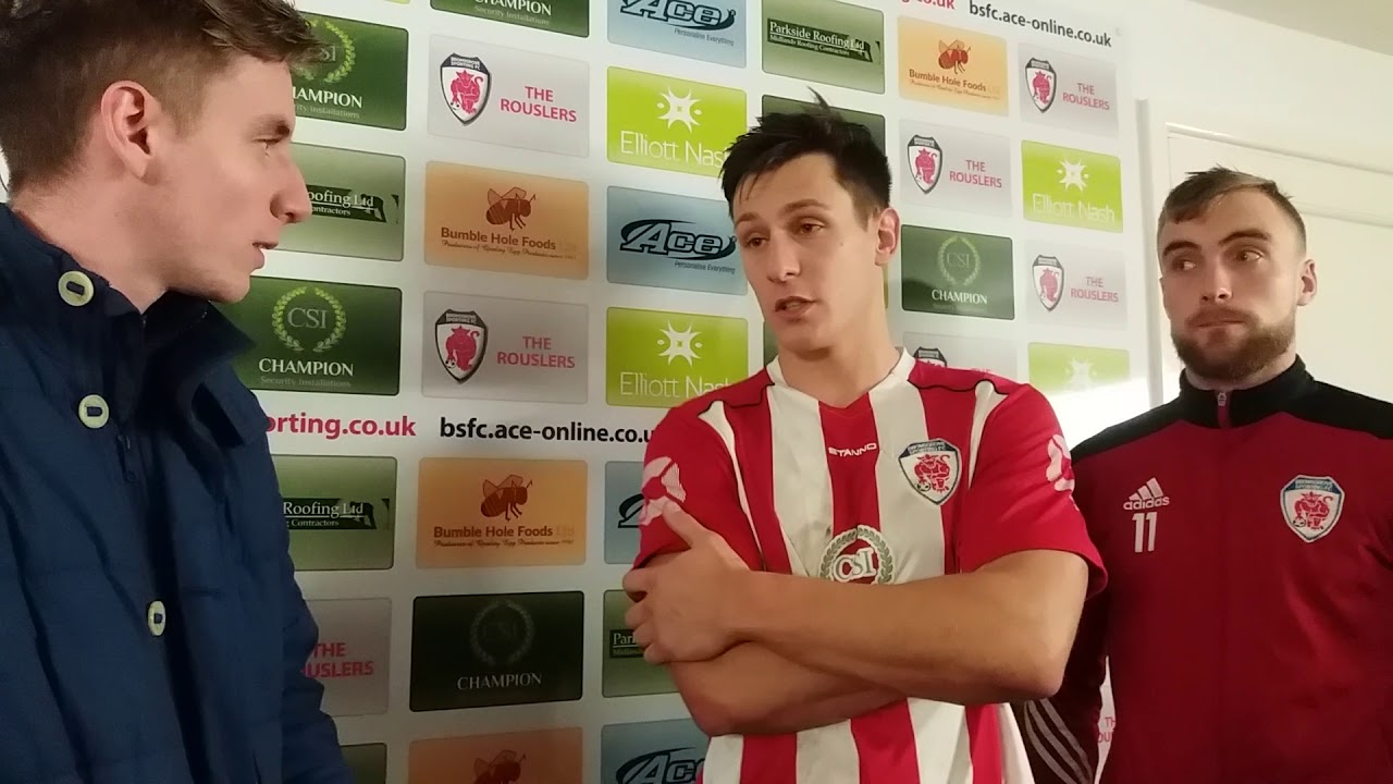 Bromsgrove Sporting vs Quorn - Post Match Interviews: Sam Wills & John ...
