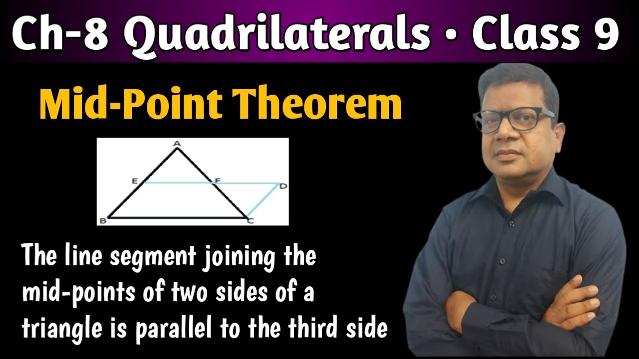 The line segment joining the midpoints of two sides of a triangle is ...