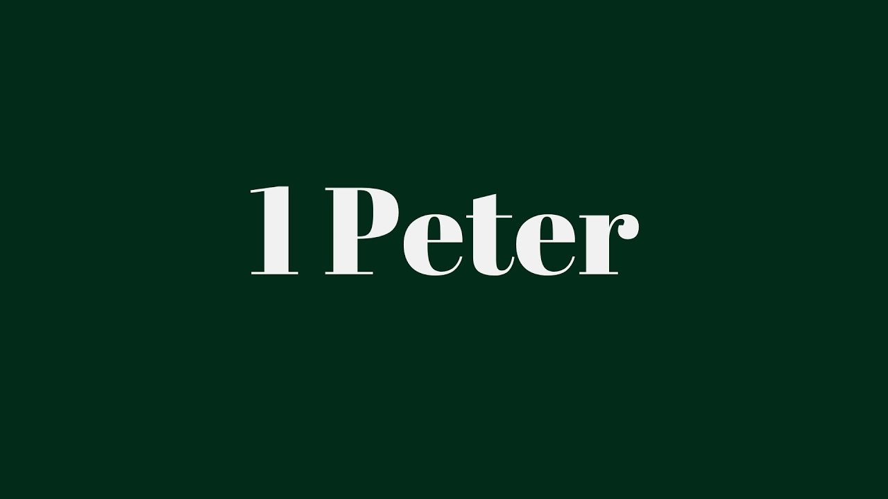 1 PETER: September 19, 2024 - YouTube