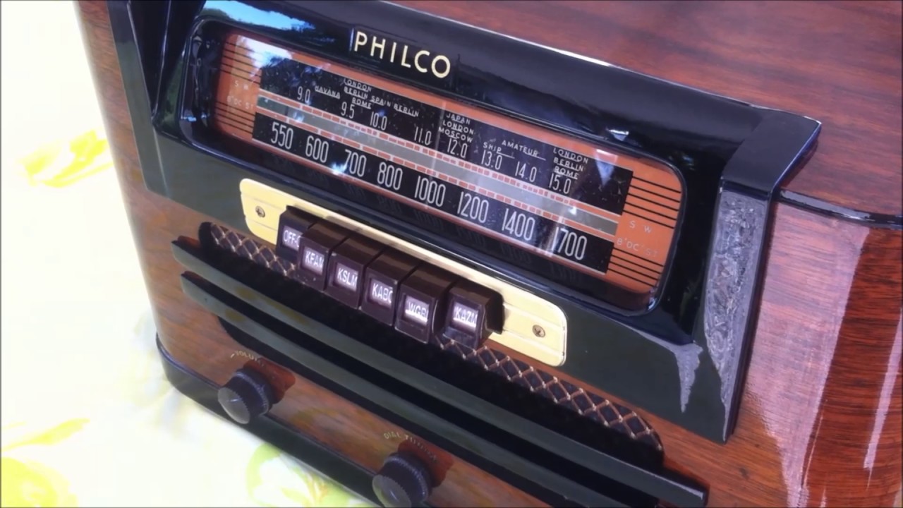 Philco 42 327 Operation - YouTube
