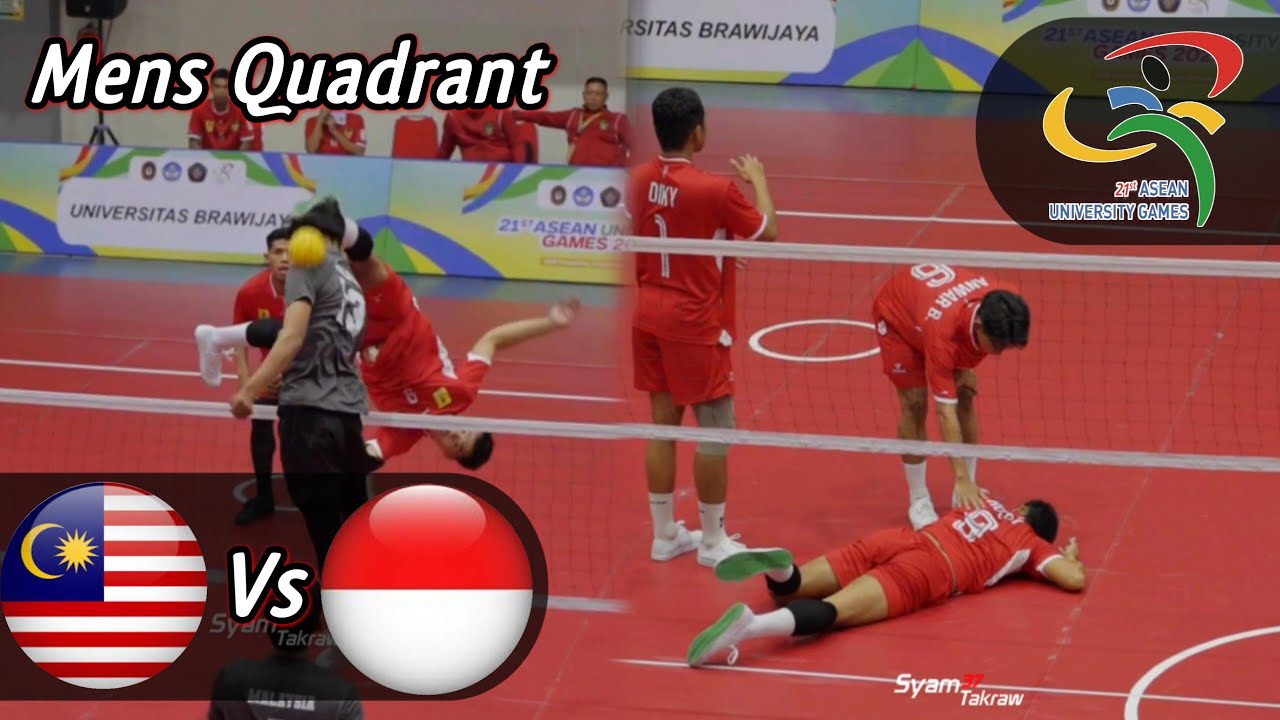 Mens Quadrant 🇮🇩 INA VS MAY 🇲🇾 ASEAN UNIVERSITY GAMES 2024 - YouTube