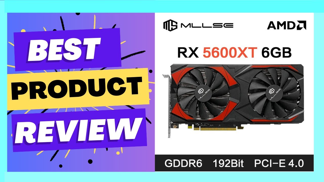 Best MLLSE AMD RX 5600XT 6GB Graphics Card Review - YouTube