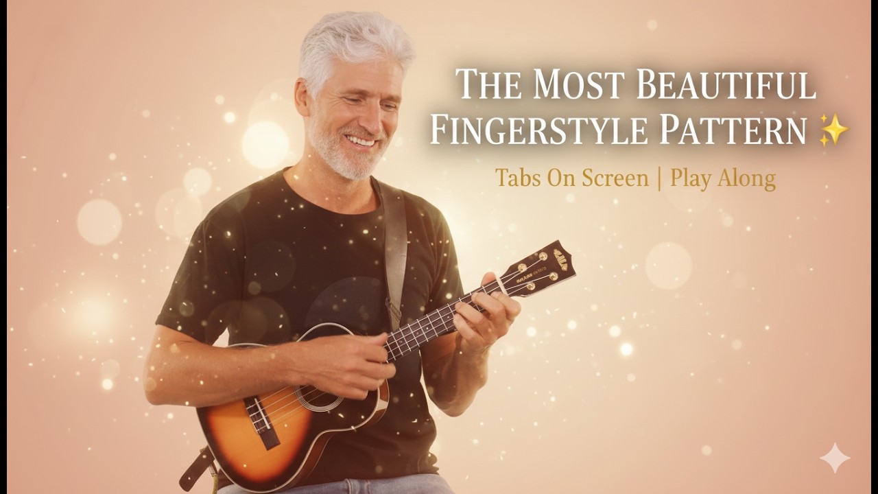 The Most Beautiful Ukulele Fingerstyle Pattern (Tabs On Screen) 🌟 - YouTube