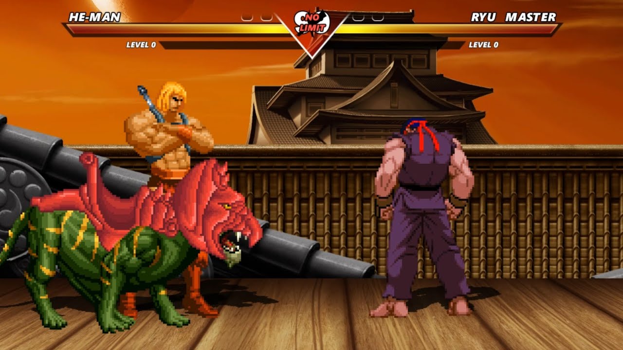 HE-MAN vs RYU MASTER - The most epic fight ever made 🔥 - YouTube