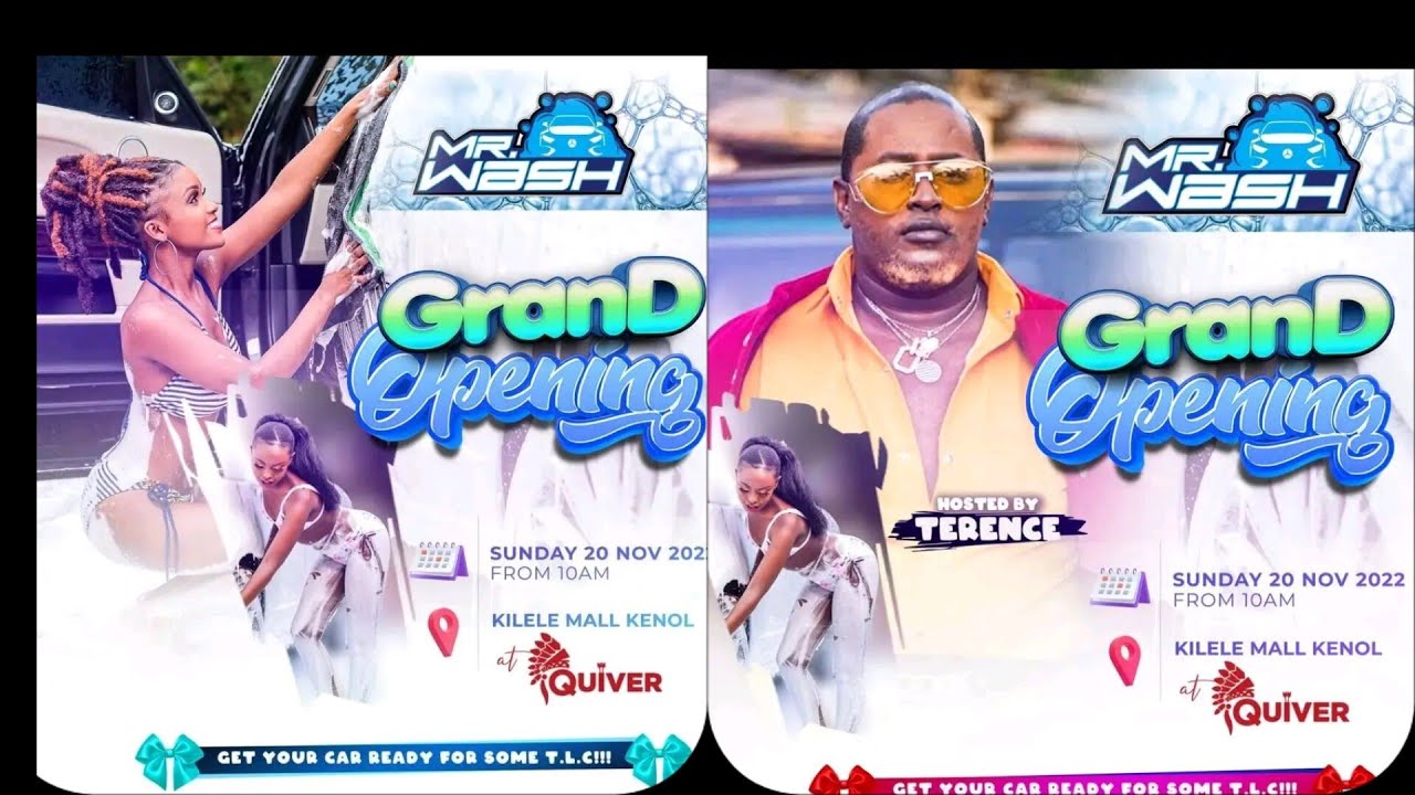 Terence creatives great entrance at Quiver lounge Kenol for Mr Wash ...