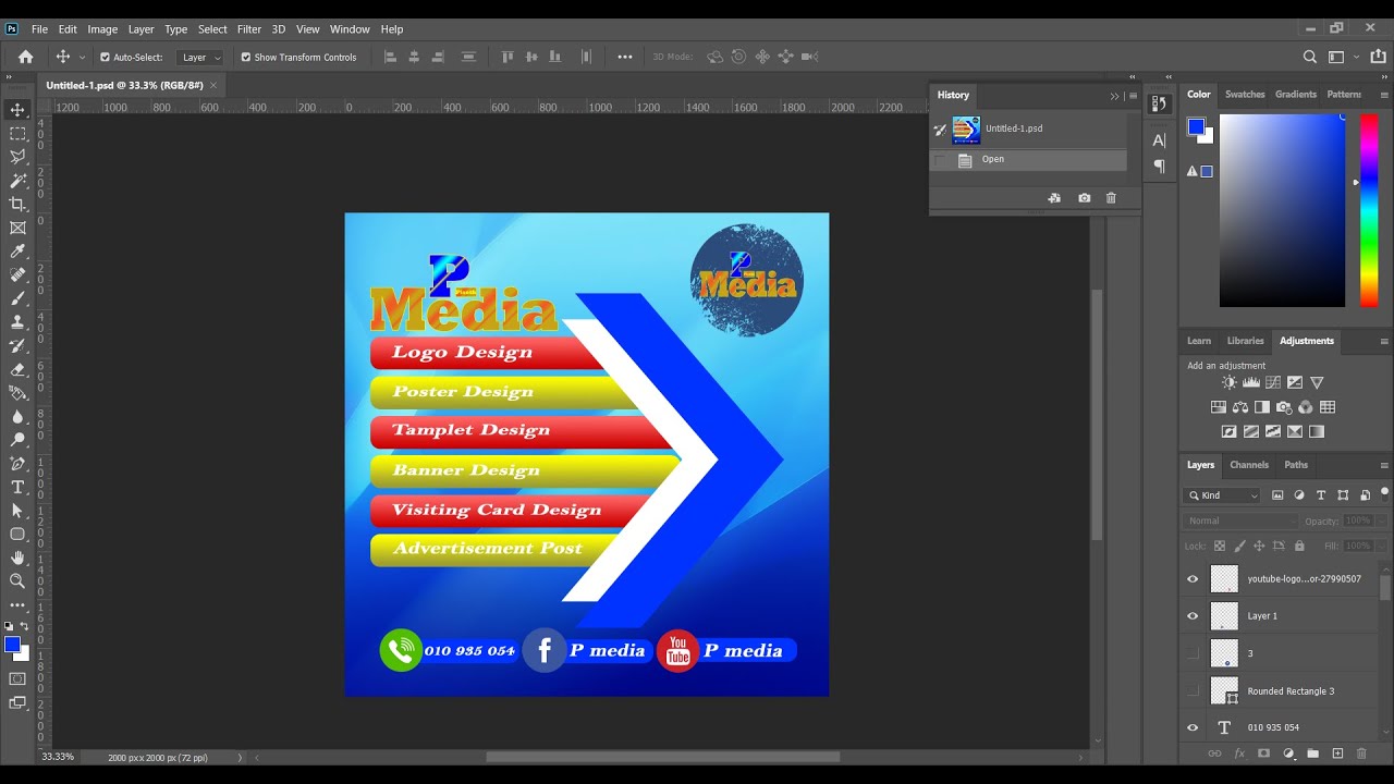 How To Create Poster In Photoshop By P Media YouTube how-to-create-poster-in-photoshop-by-p-media-youtube