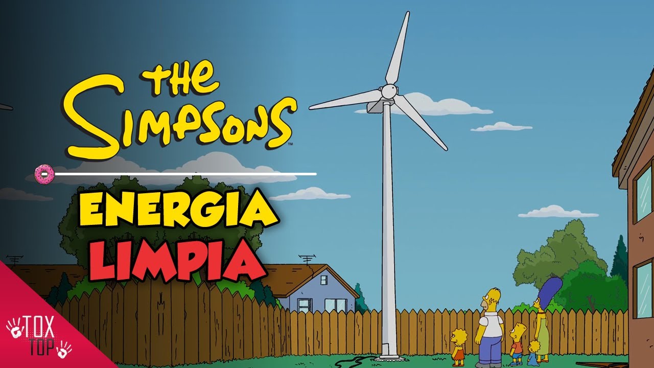 Homero utiliza un generador de energía Eólica | Los Simpson - YouTube