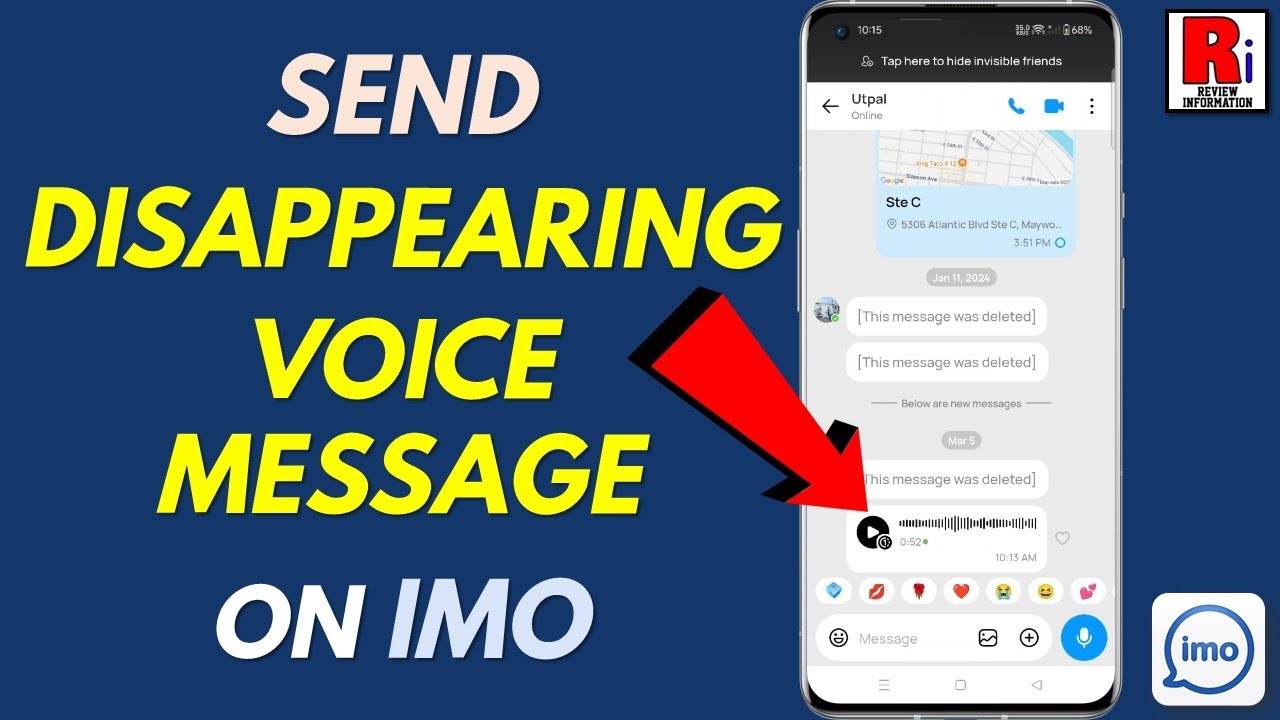How to Send Disappearing Voice Messages on IMO | Step-by-Step Guide ...