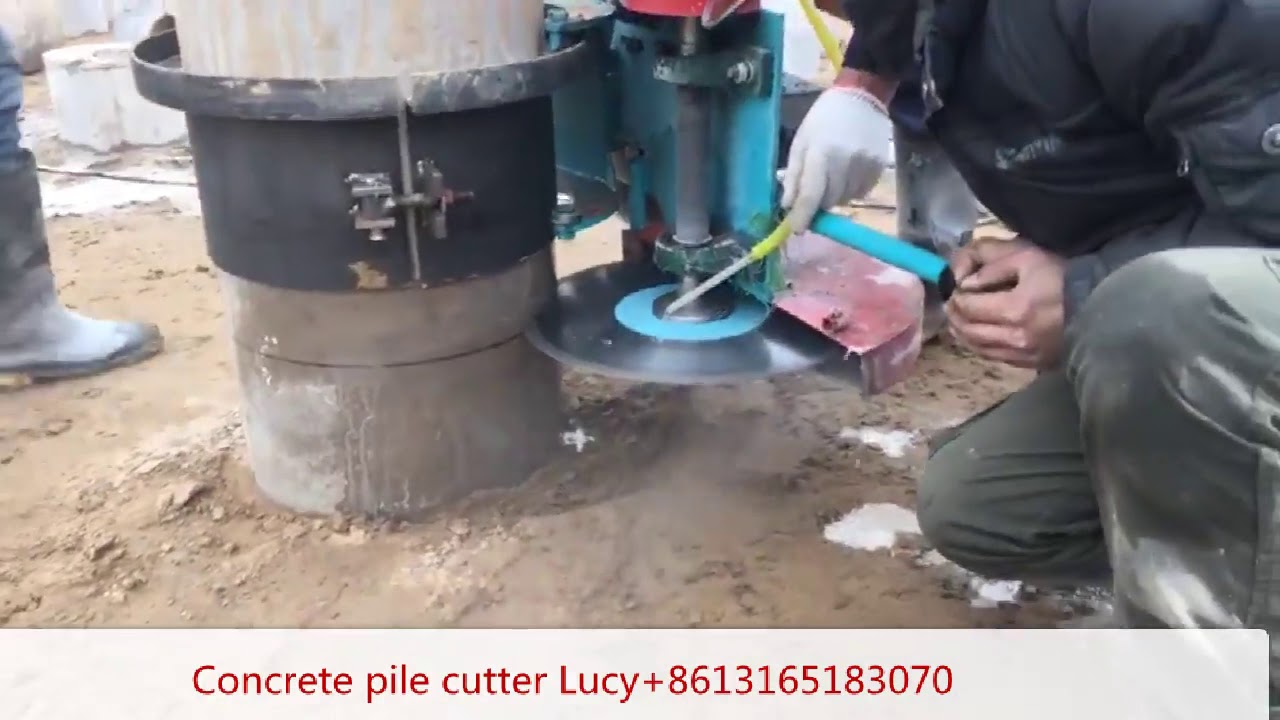 Channel Foundation Construction Pile Cutting Machine Wall Concrete ...