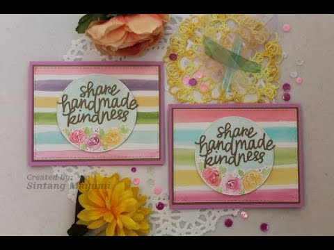 Share Handmade Kindness Cards - YouTube
