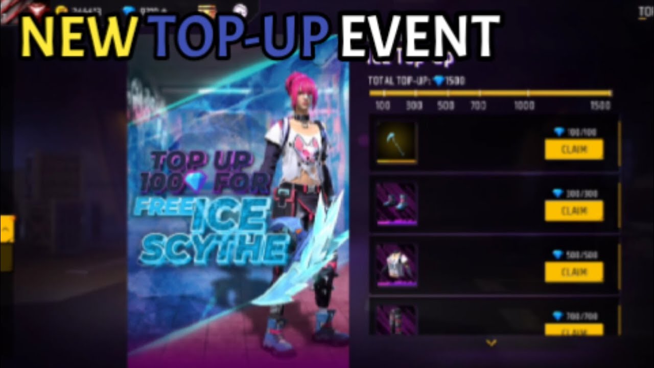 NEW TOP-UP EVENT FREE FIRE 🤯| CLAIM ALL REWARDS 🤑| FF NEW EVENT| NEW FF ...