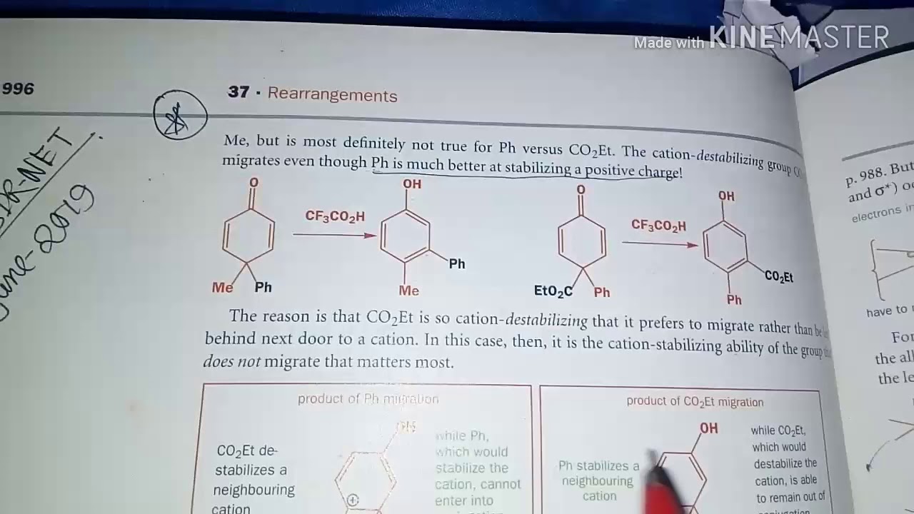 Rearrangement Reaction(Migration of Phenyl & Ester groups) //Chemical ...
