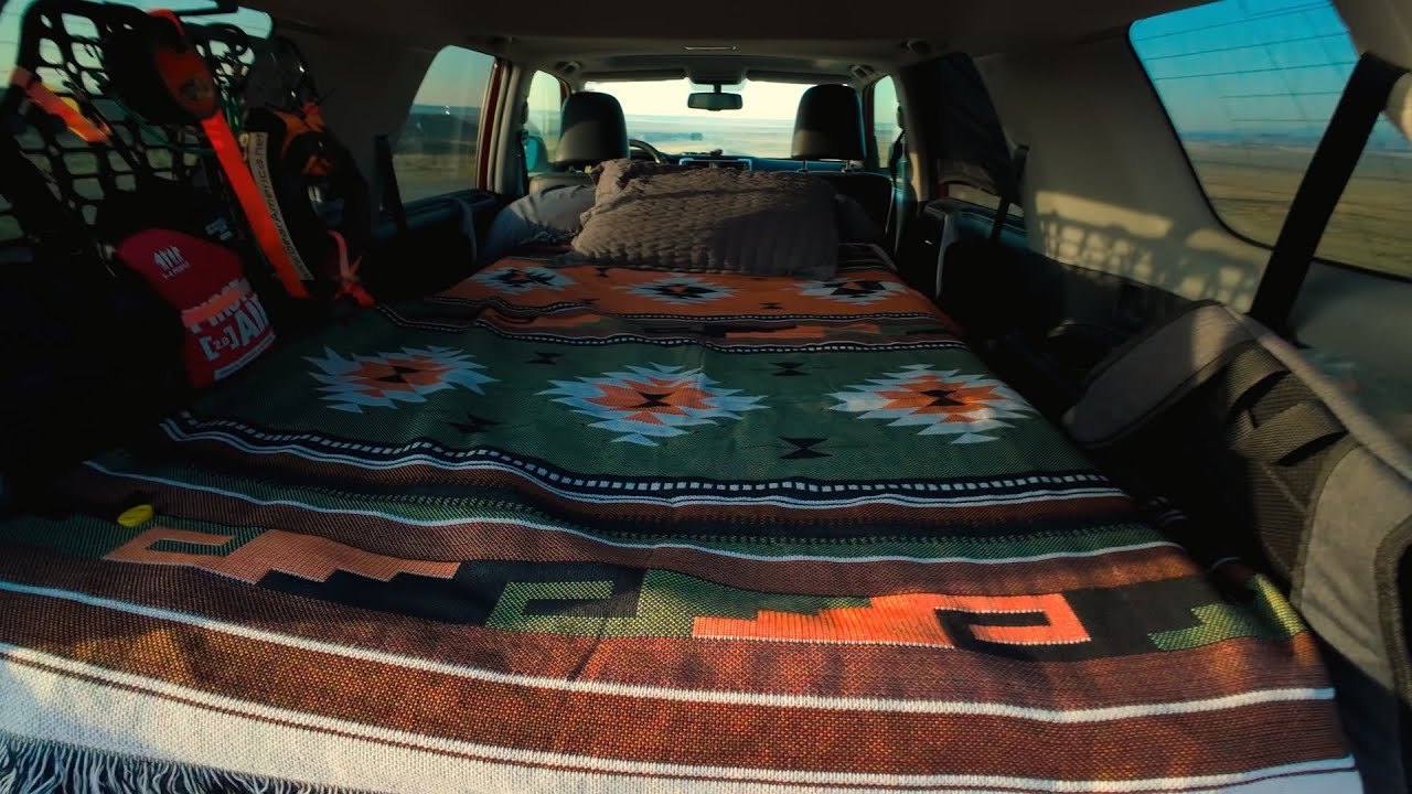 4runner car camping setup ( with working shower ) - YouTube
