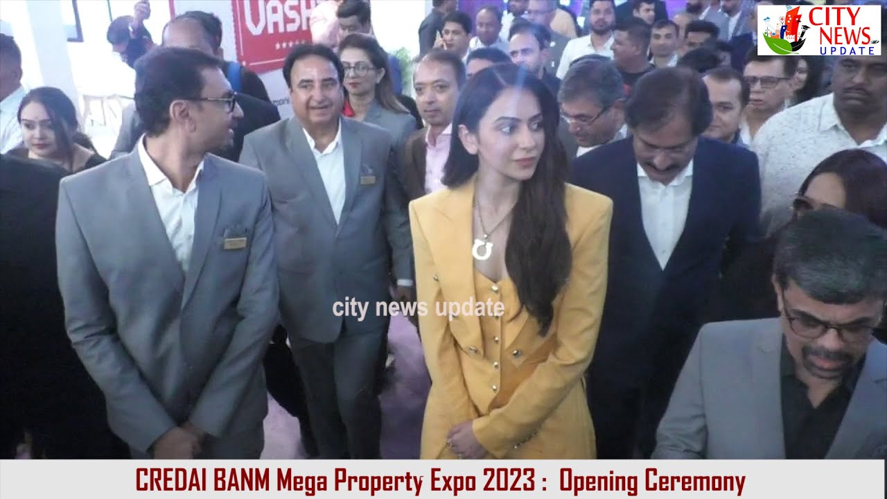 Credai BANM Property Expo 2023 Grand opening by actress Rakul Preet ...