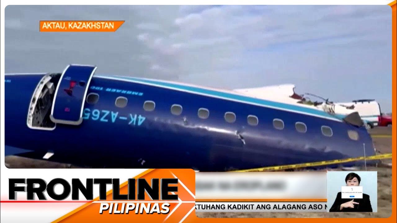 38 patay sa bumagsak na eroplano sa Kazakhstan | Frontline Pilipinas - YouTube