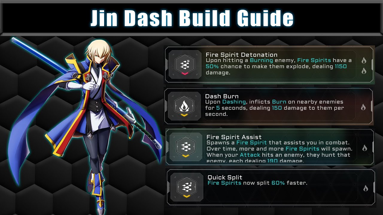 Dash Attack Jin Build Guide | Blazblue Entropy Effect - YouTube