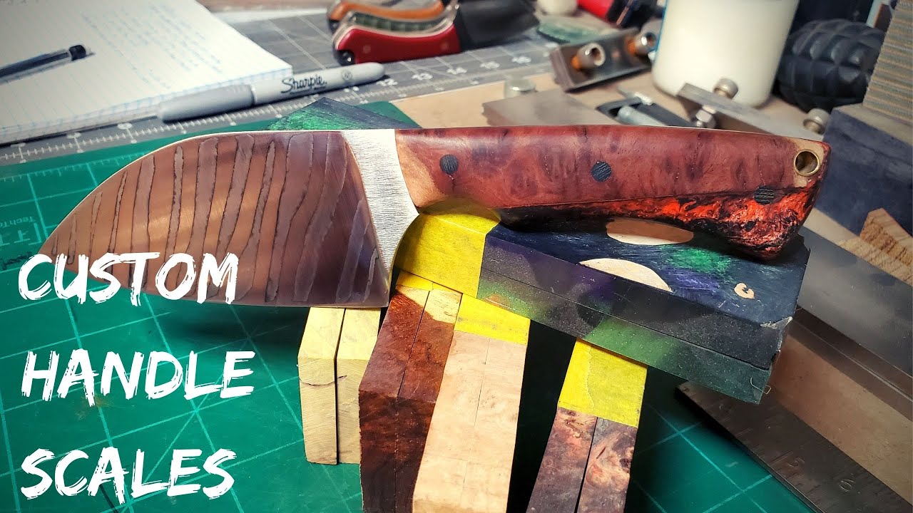 Shaping Custom Handle Scales | Knife Making | Vlog - YouTube