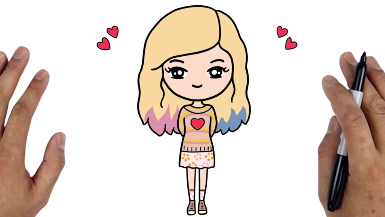 Draw Enid Wednesday || How to Draw Cute Girl Enid # ...