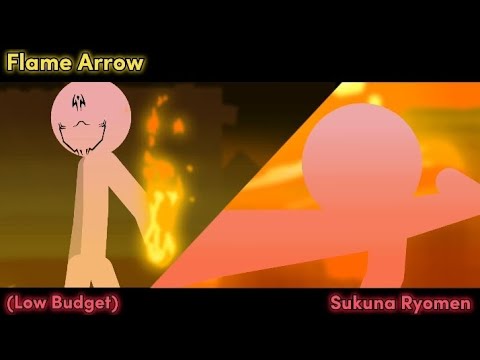Flame Arrow || JuJust Kaisen | Stick Nodes - YouTube