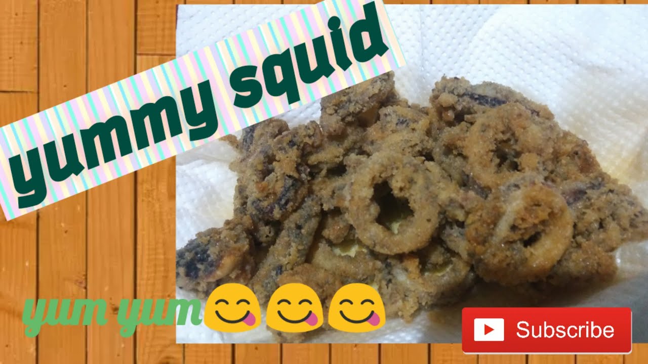 Fried pusit| (not calamares)😂 - YouTube