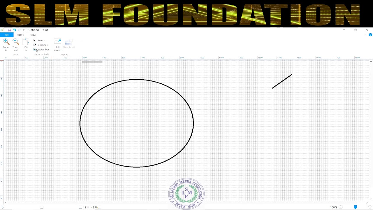MS PAINT - VIEW TAB - YouTube