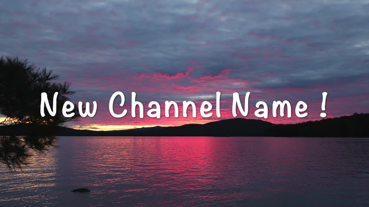 New Channel Name ! - YouTube