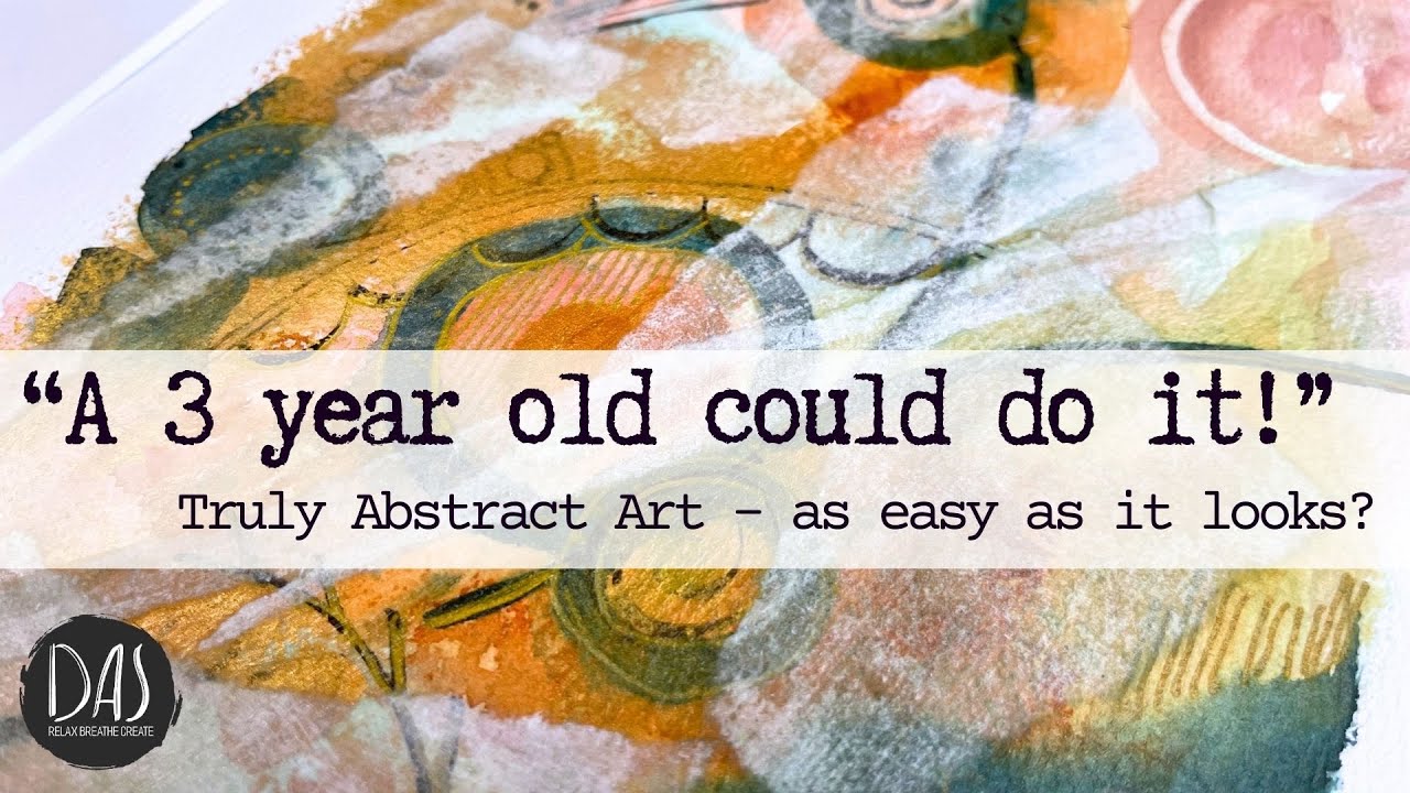 Exploring Abstract Watercolor Mark Making (and trying NOT to paint a ...