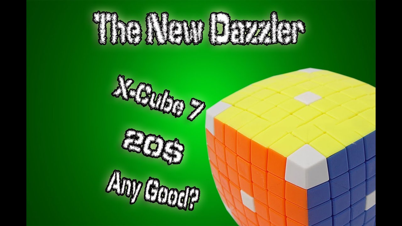 X-Cube 7x7 Stickerless Review ( V-Cube Dazzler Knock Off ) - YouTube