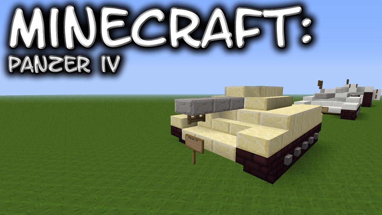 Minecraft: Panzer IV Tutorial - YouTube