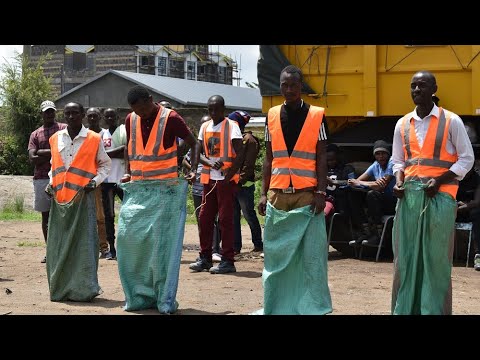 Sack Race Championship: Intense Competitions and Epic Finishes - YouTube