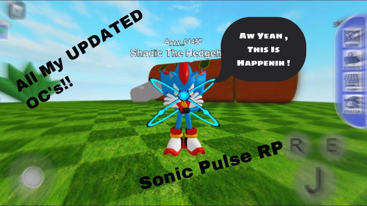 ( Read Description) Sonic Pulse RP | All My UPDATED OC’s | Roblox - YouTube