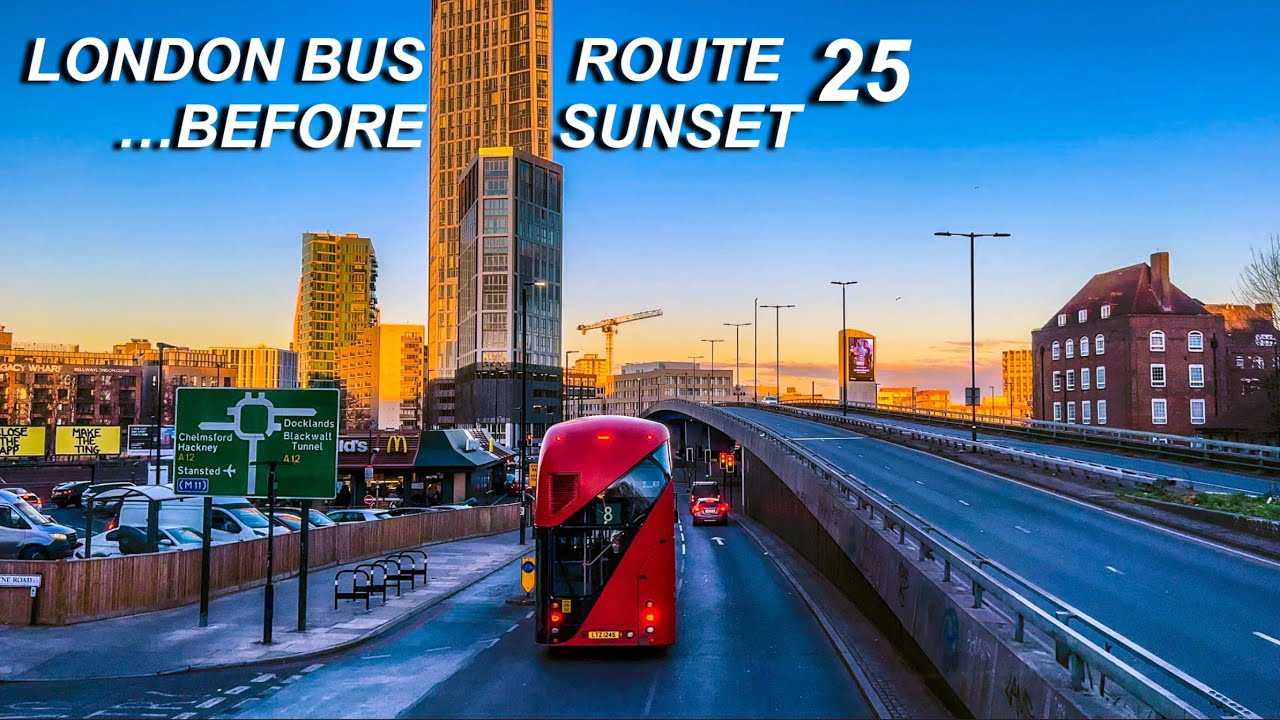London Bus Rides 🇬🇧 Route 25 🚍 Holborn Circus To Ilford Hill - On ...