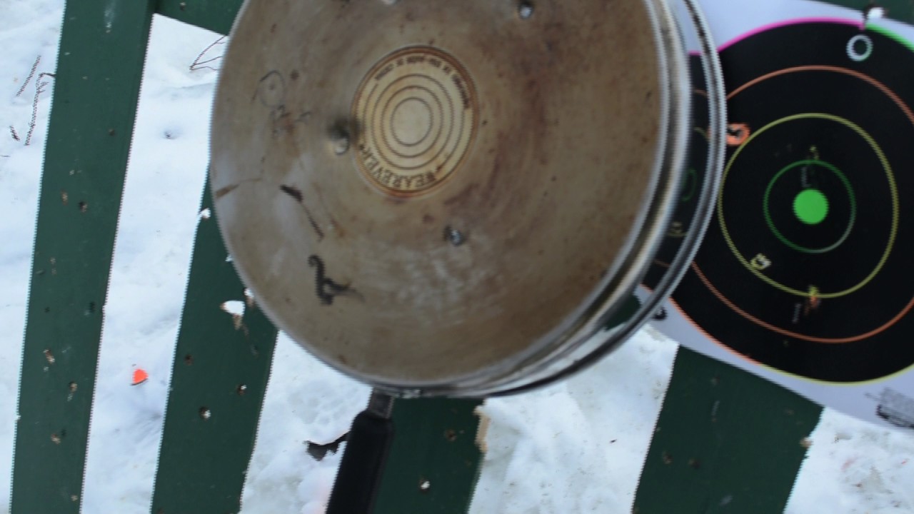 Does A Frying Pan Stop A Bullet Youtube