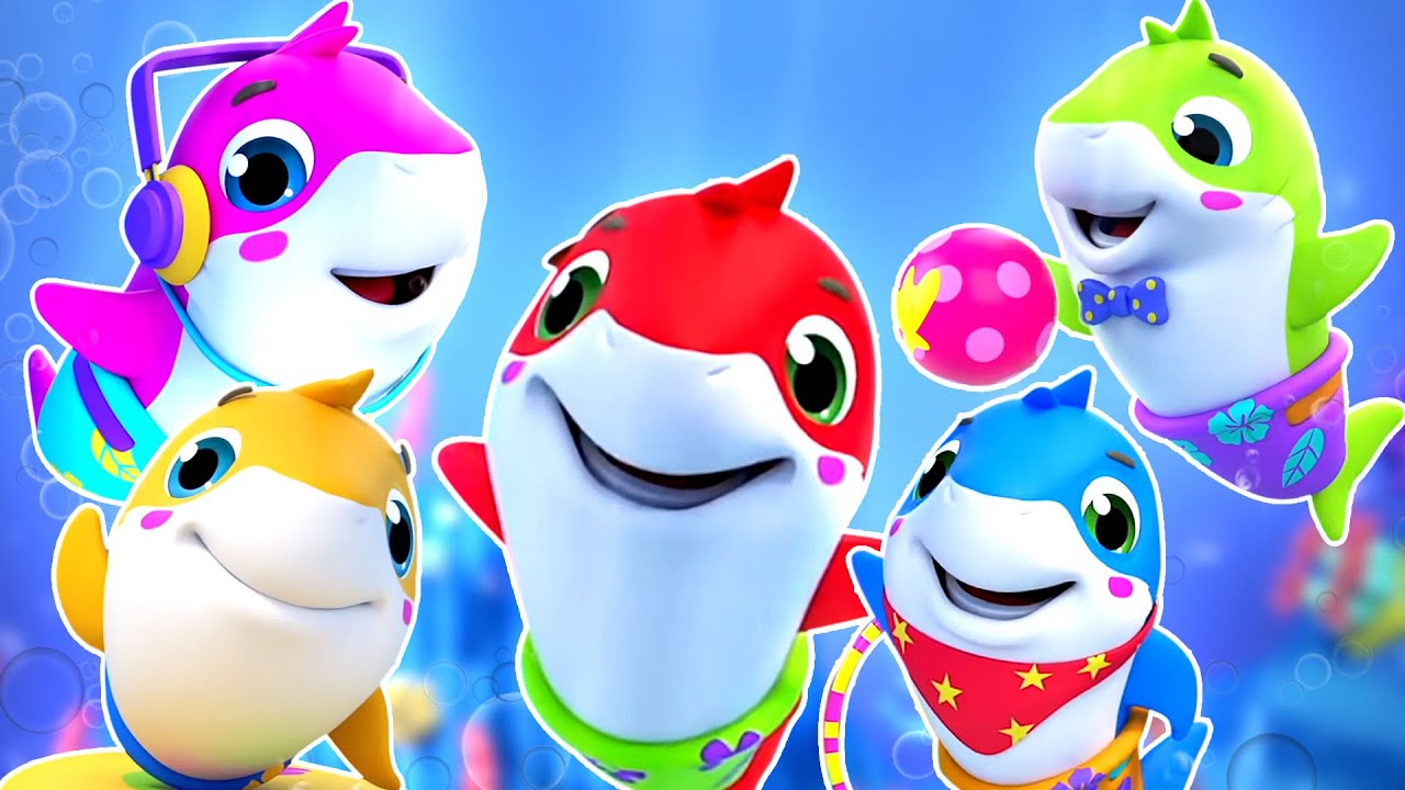 Five Little Sharks, Numbers Song + MORE Educational Rhymes for Kids ...
