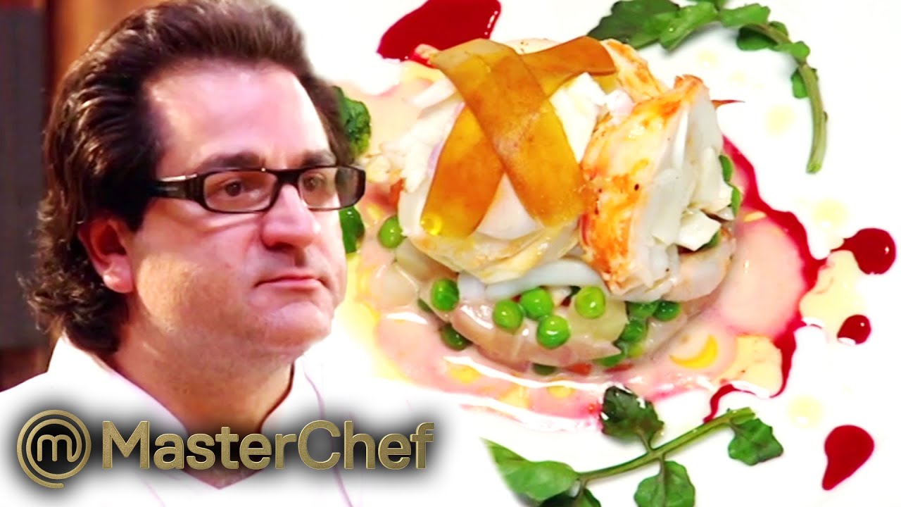 Chef Guy Grossi's Lobster with Russian salad | MasterChef Australia ...